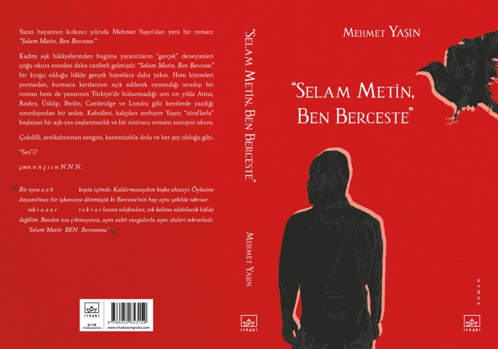 Yazın hayatının kırkıncı yılında Mehmet Yaşın’dan yeni bir roman ...